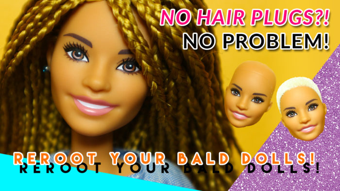 Reroot Your Bald Dolls - Doll Hairstyles - Tutorial - Watch | SybilCreates